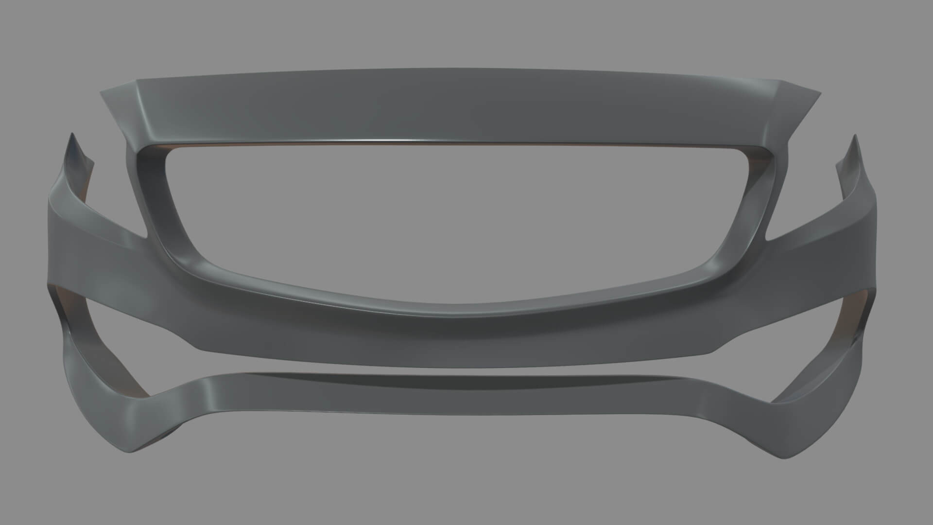 Front Bumper Mercedes Benz - 3D Model by ViperJr3D