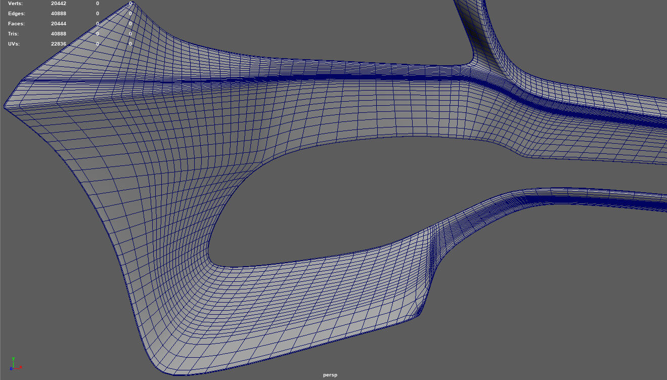 Front Bumper Mercedes Benz - 3D Model by ViperJr3D