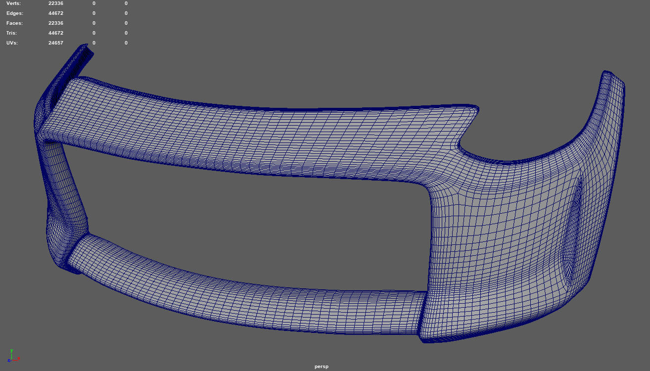 Front Bumper Nissan 400Z - 3D Model by ViperJr3D