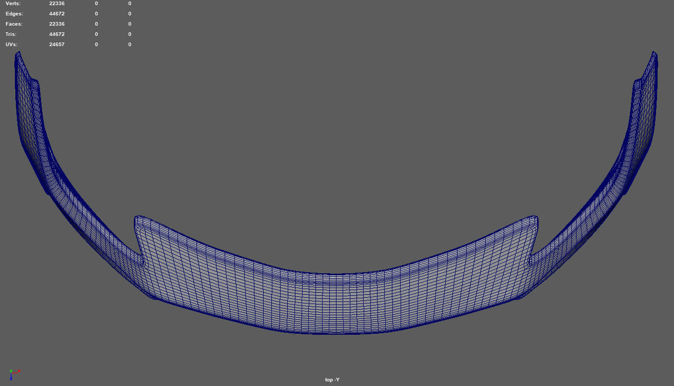 Front Bumper Nissan 400Z - 3D Model by ViperJr3D