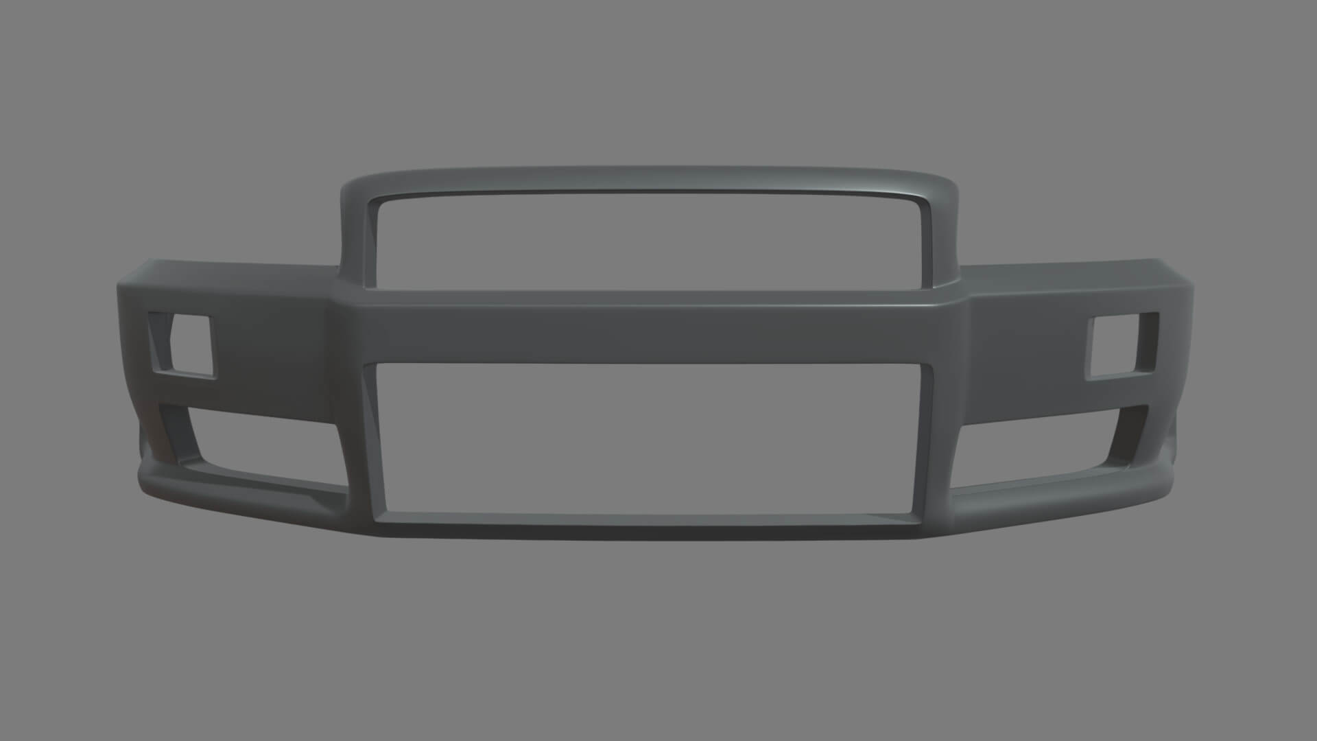 Front Bumper Nissan Skyline Custom - 3D Model by ViperJr3D