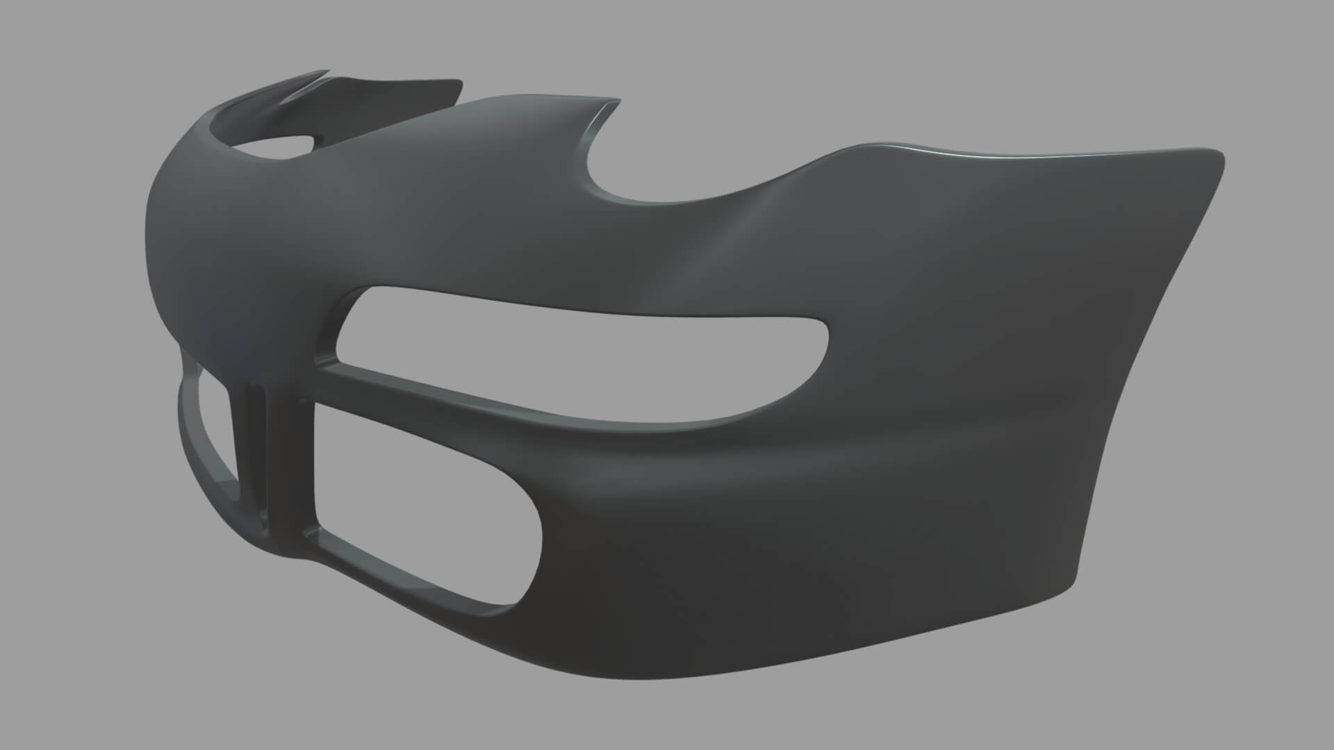 Front Bumper Porsche Custom - 3D Model by ViperJr3D