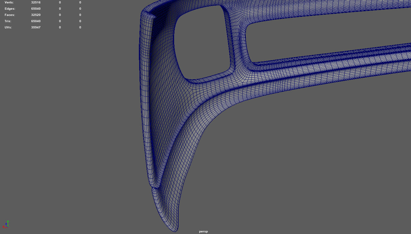 Front Bumper Toyota Supra - 3D Model by ViperJr3D