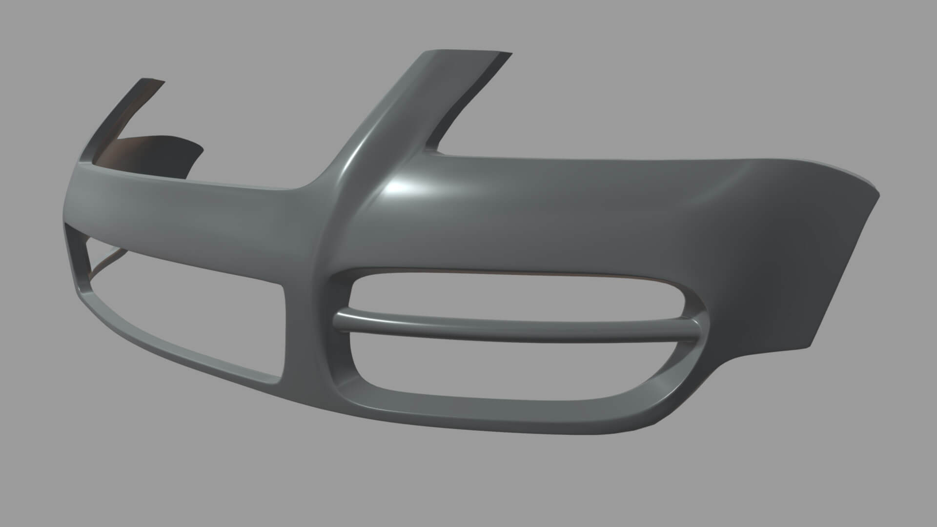 Front Bumper Volkswagen Touareg - 3D Model by ViperJr3D