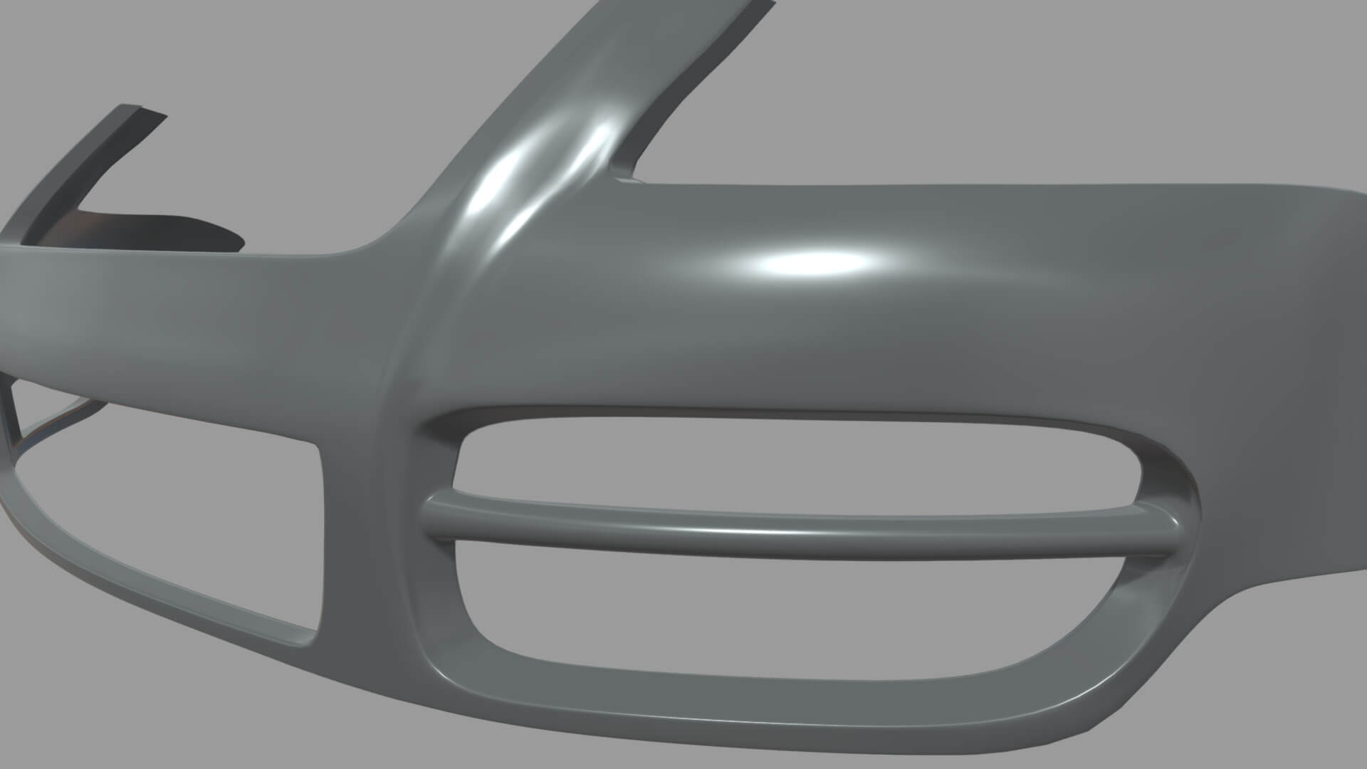 Front Bumper Volkswagen Touareg - 3D Model by ViperJr3D