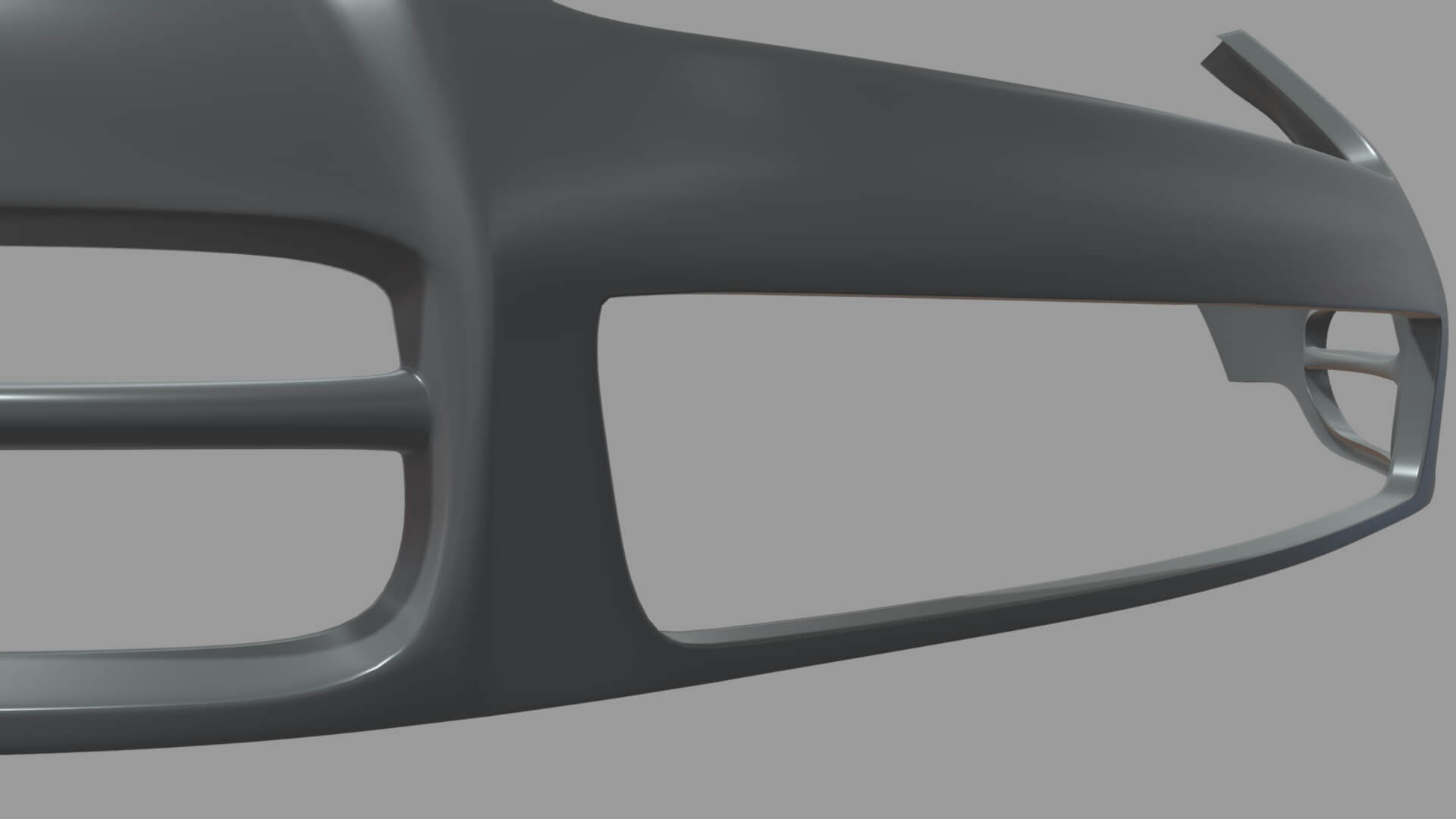 Front Bumper Volkswagen Touareg - 3D Model by ViperJr3D