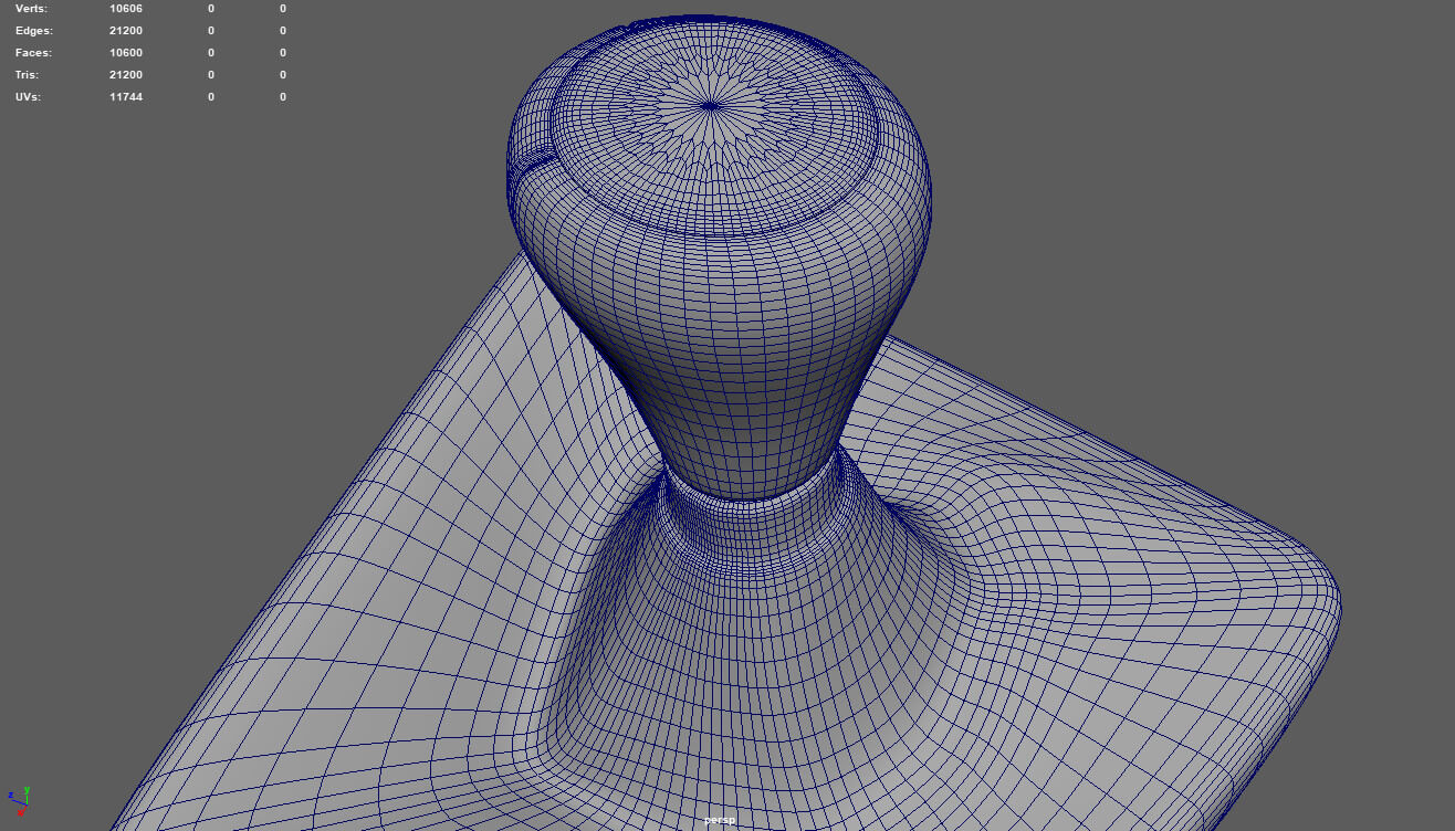 Gear Lever 03 - 3D Model by ViperJr3D