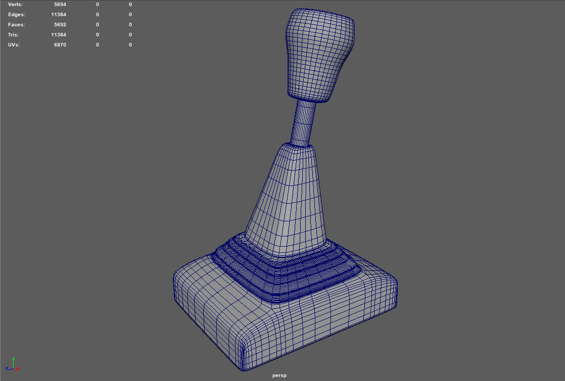 Gear Lever 04 - 3D Print Model by ViperJr3D