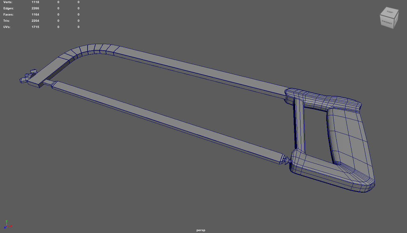 Hand Saw Tool - 3D Model by ViperJr3D