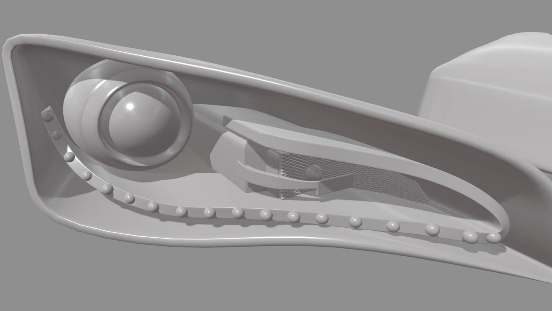 Headlights Audi R8 Custom - 3D Model by ViperJr3D