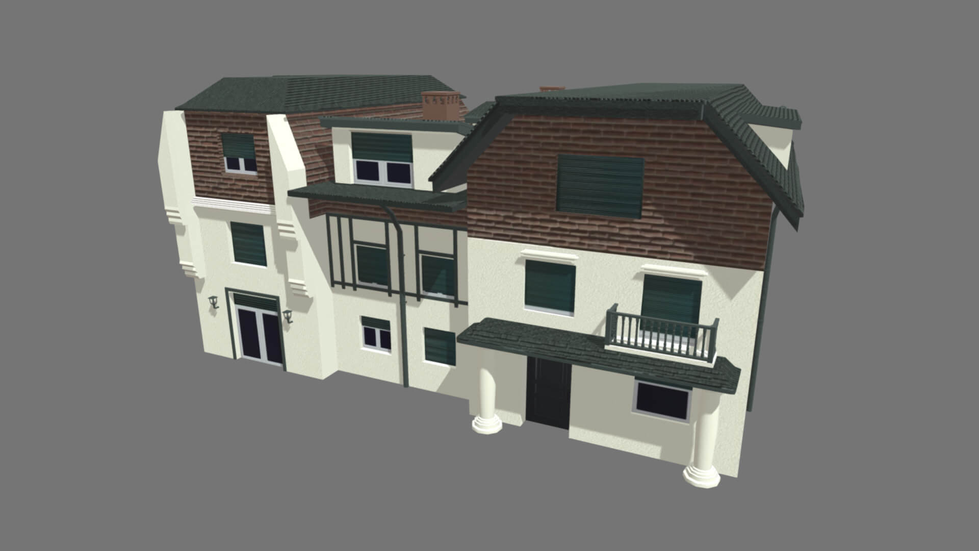 House 01 City Pack 01 - 3D Model by ViperJr3D