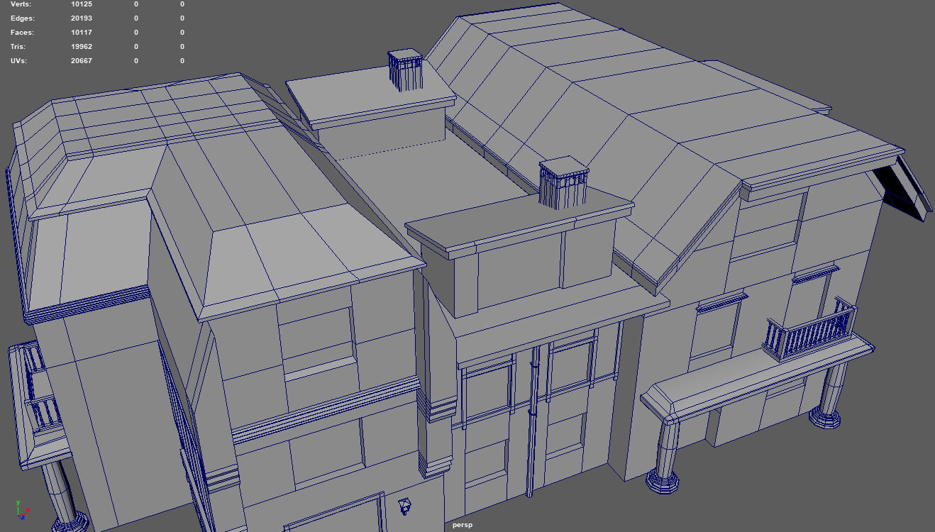House 01 City Pack 01 - 3D Model by ViperJr3D