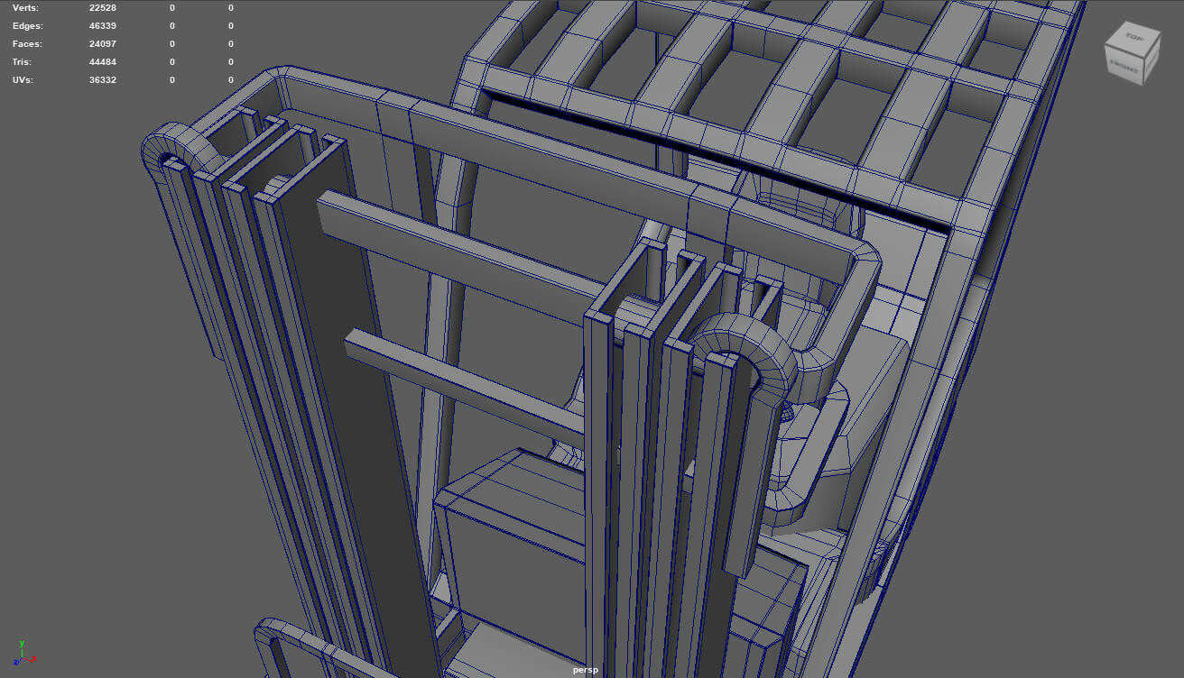 Industrial Forklift 01 - 3D Model by ViperJr3D