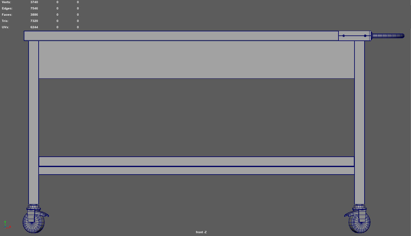 Industrial Workbench - 3D Model by ViperJr3D