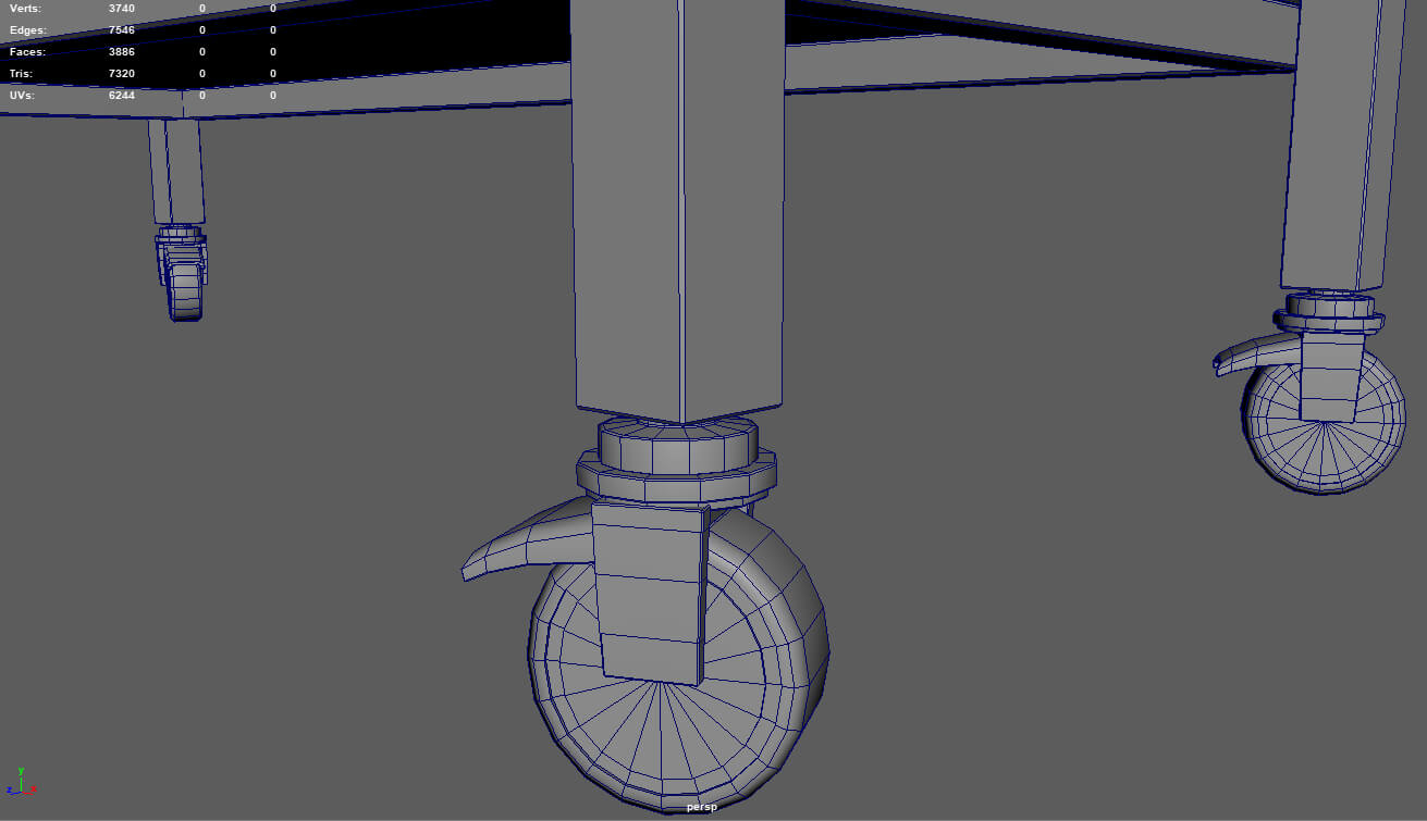 Industrial Workbench - 3D Model by ViperJr3D