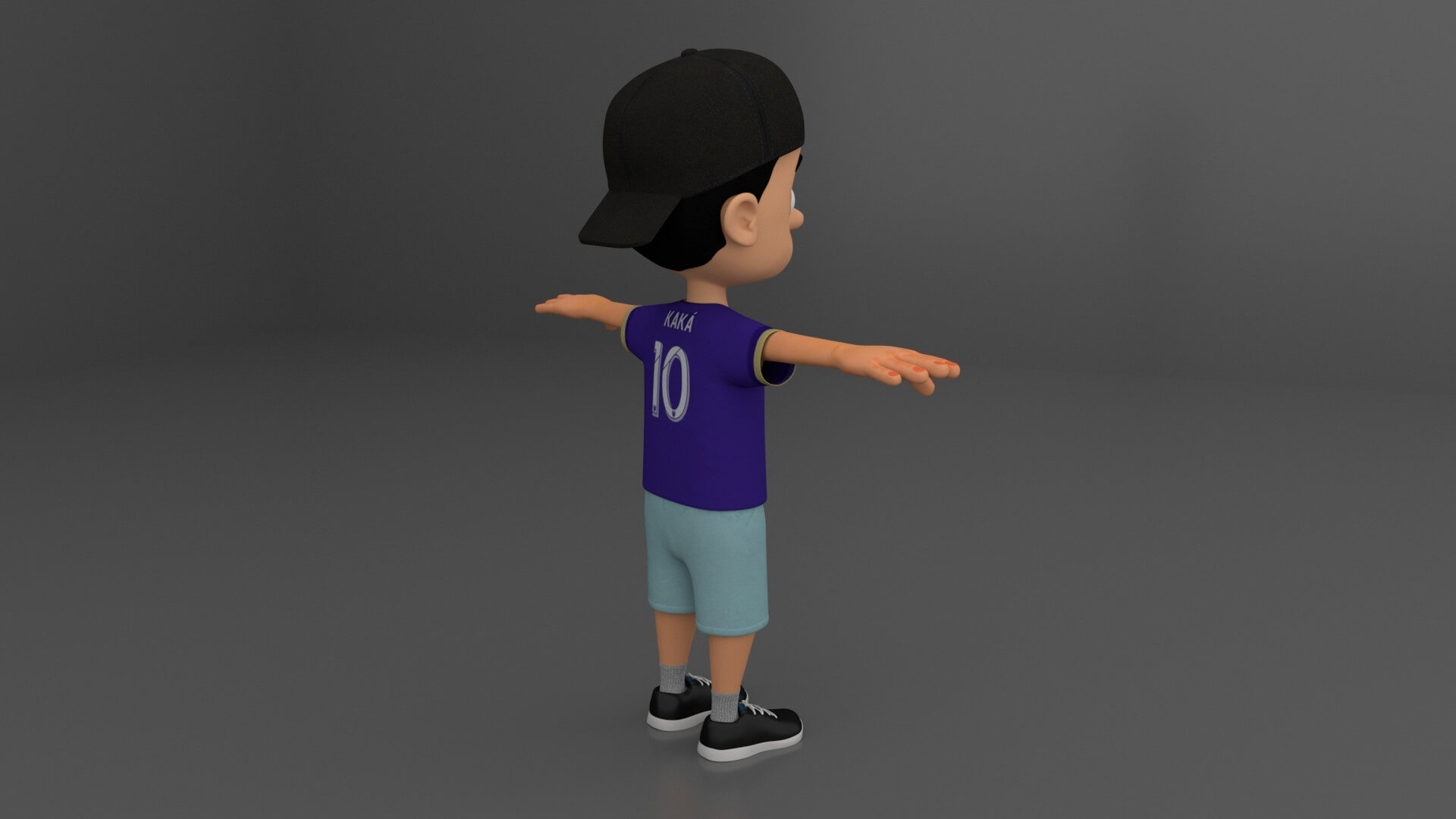 Kid Cartoon Rigged - 3D Model by ViperJr3D