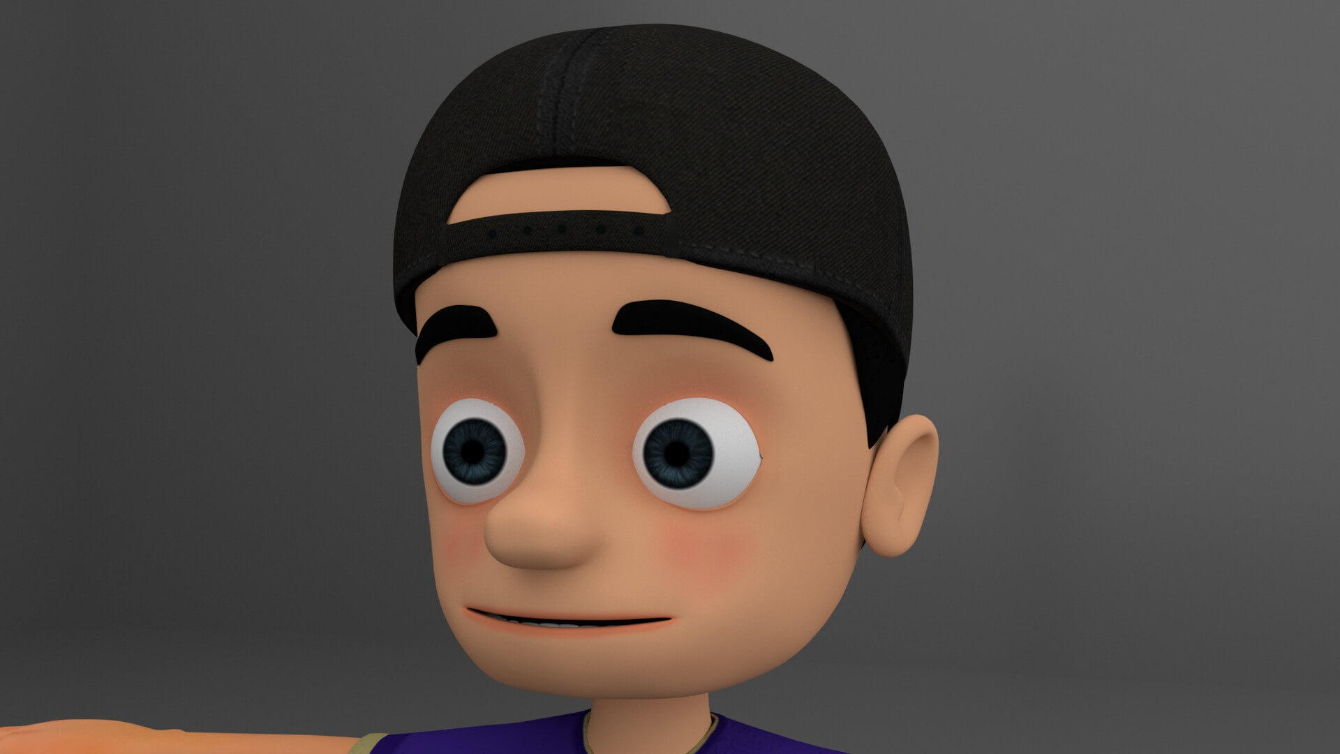 Kid Cartoon Rigged - 3D Model by ViperJr3D