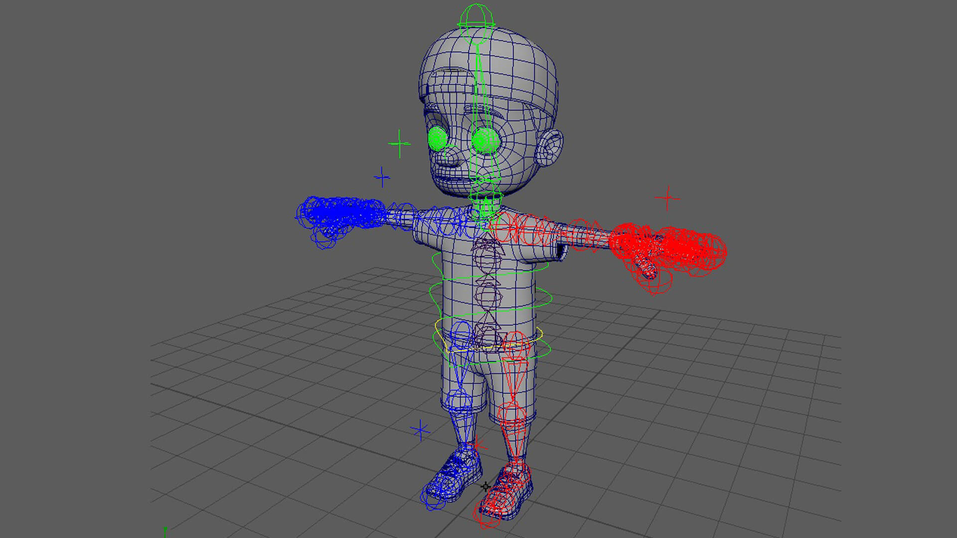 Kid Cartoon Rigged - 3D Model by ViperJr3D