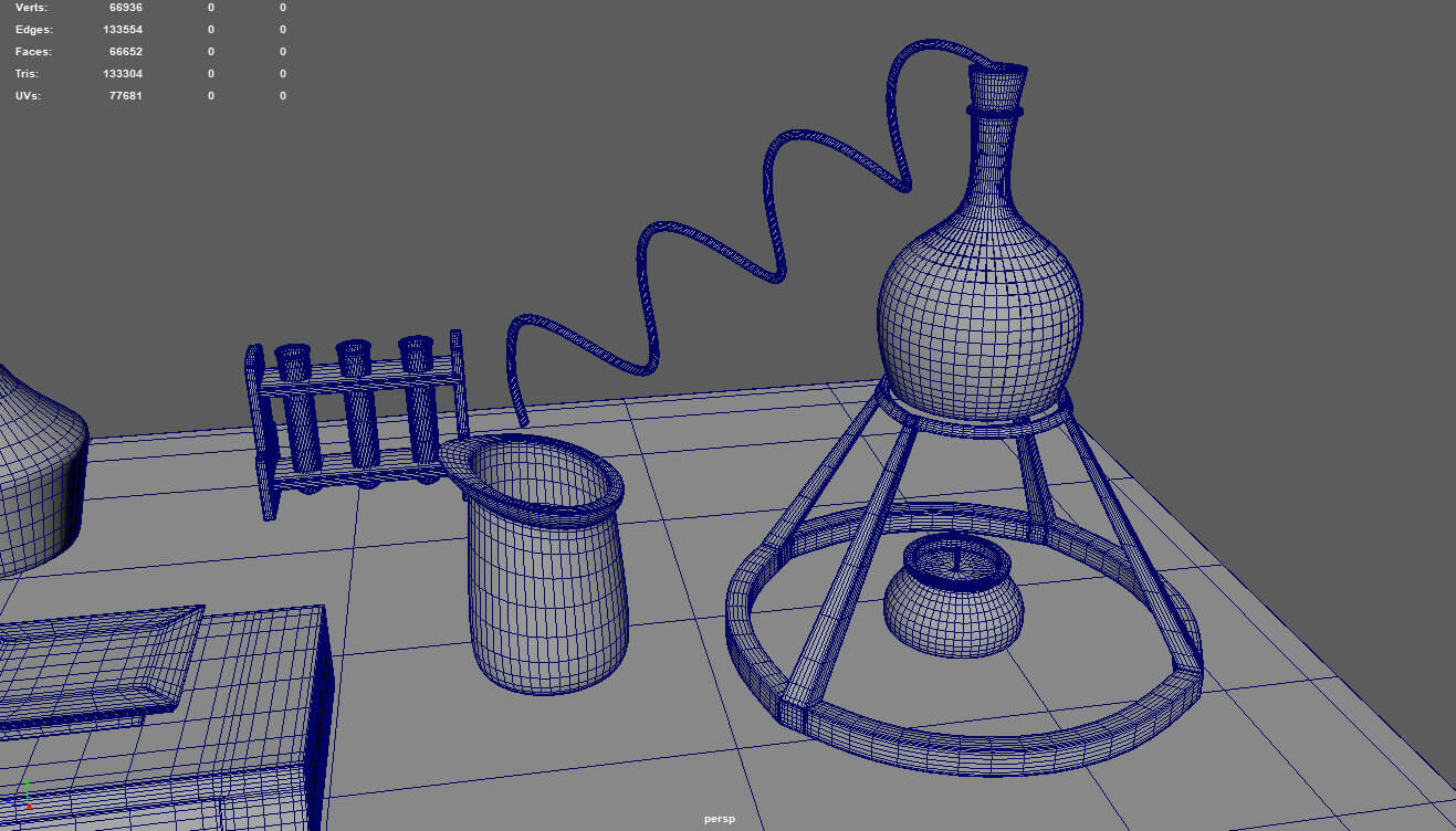 Laboratory Table - 3D Model by ViperJr3D