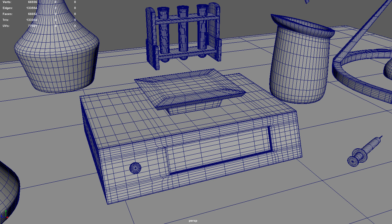 Laboratory Table - 3D Model by ViperJr3D