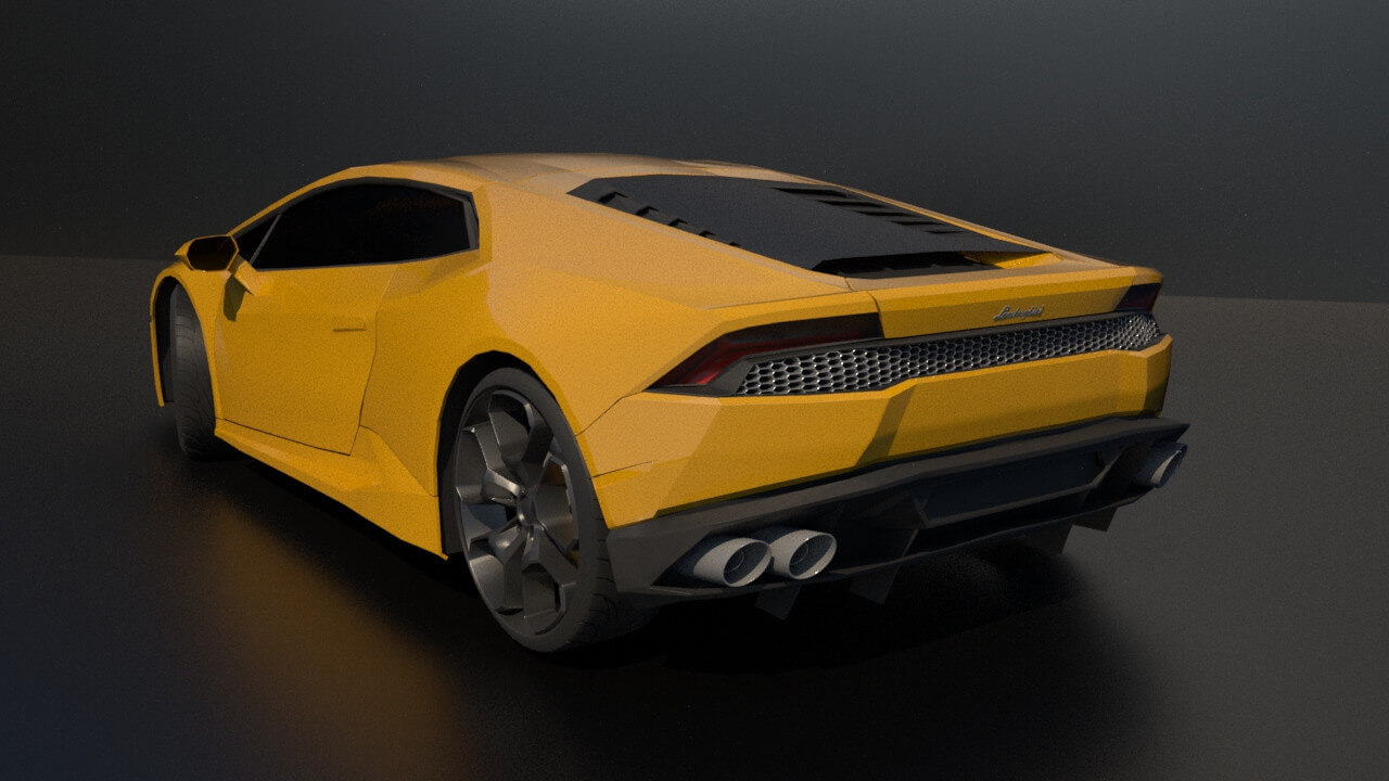 Lamborghini Huracan - 3D Model by ViperJr3D