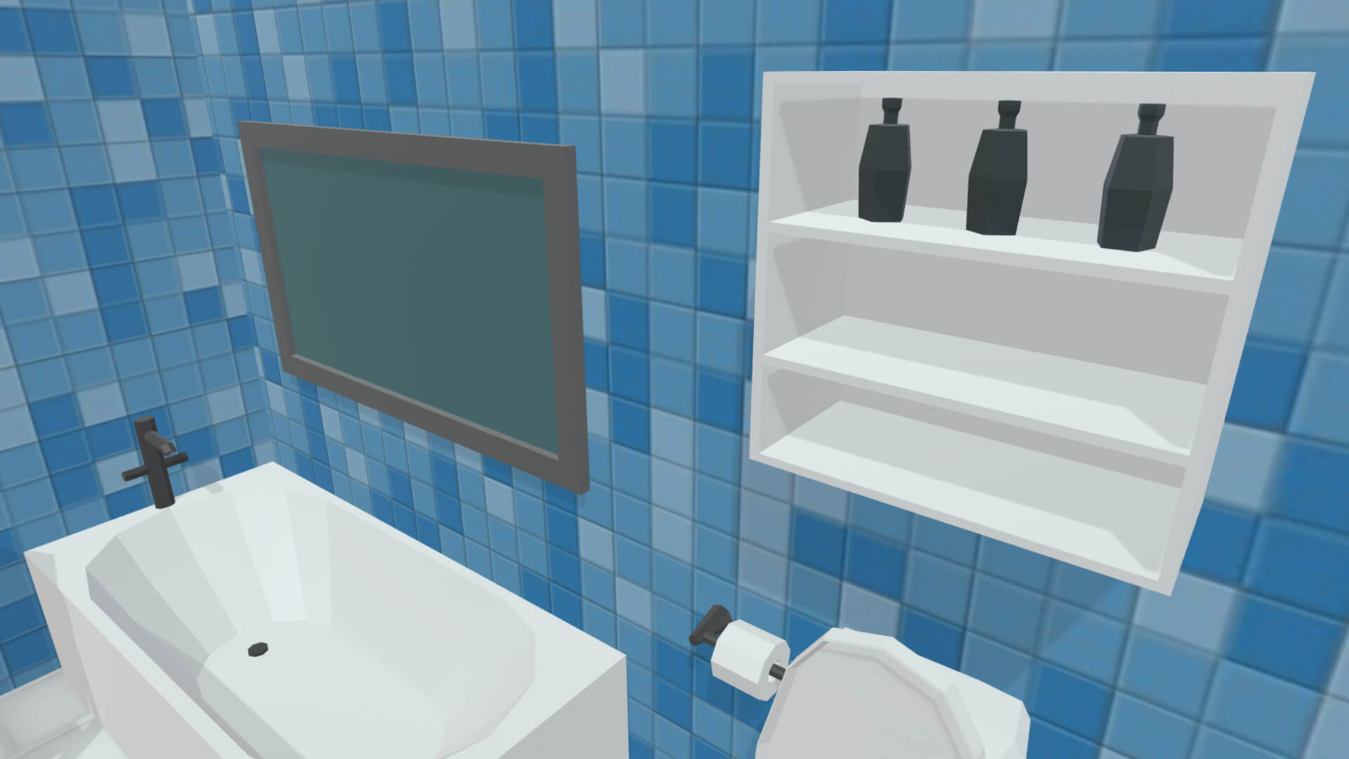 Low Poly Bathroom Pack 01 - 3D Model by ViperJr3D