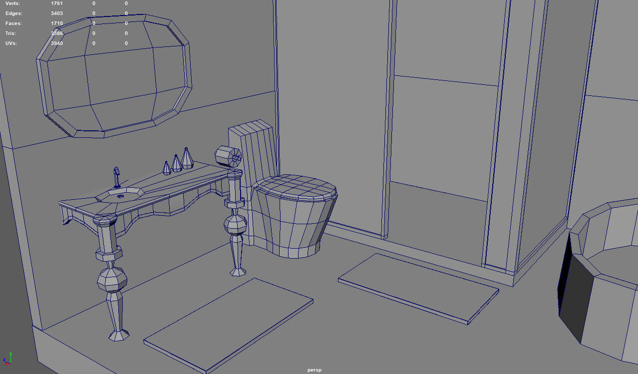 Low Poly Bathroom Pack 02 - 3D Model by ViperJr3D