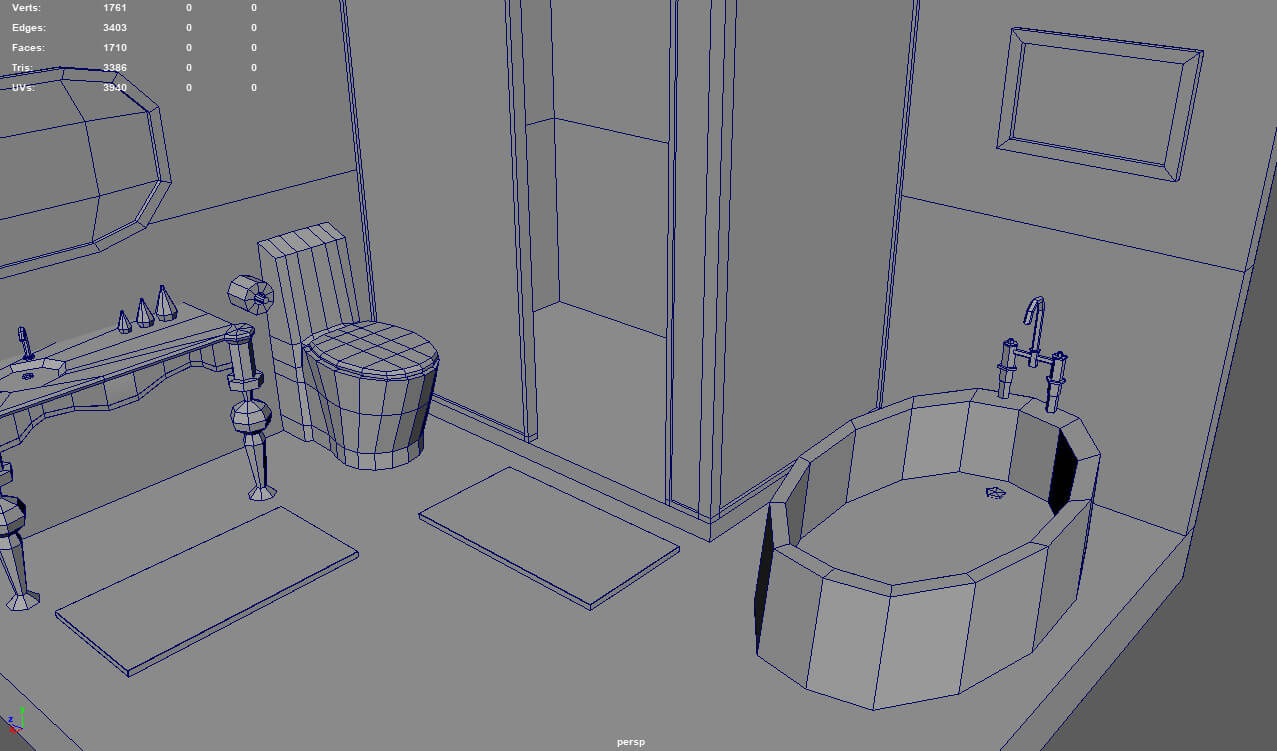 Low Poly Bathroom Pack 02 - 3D Model by ViperJr3D