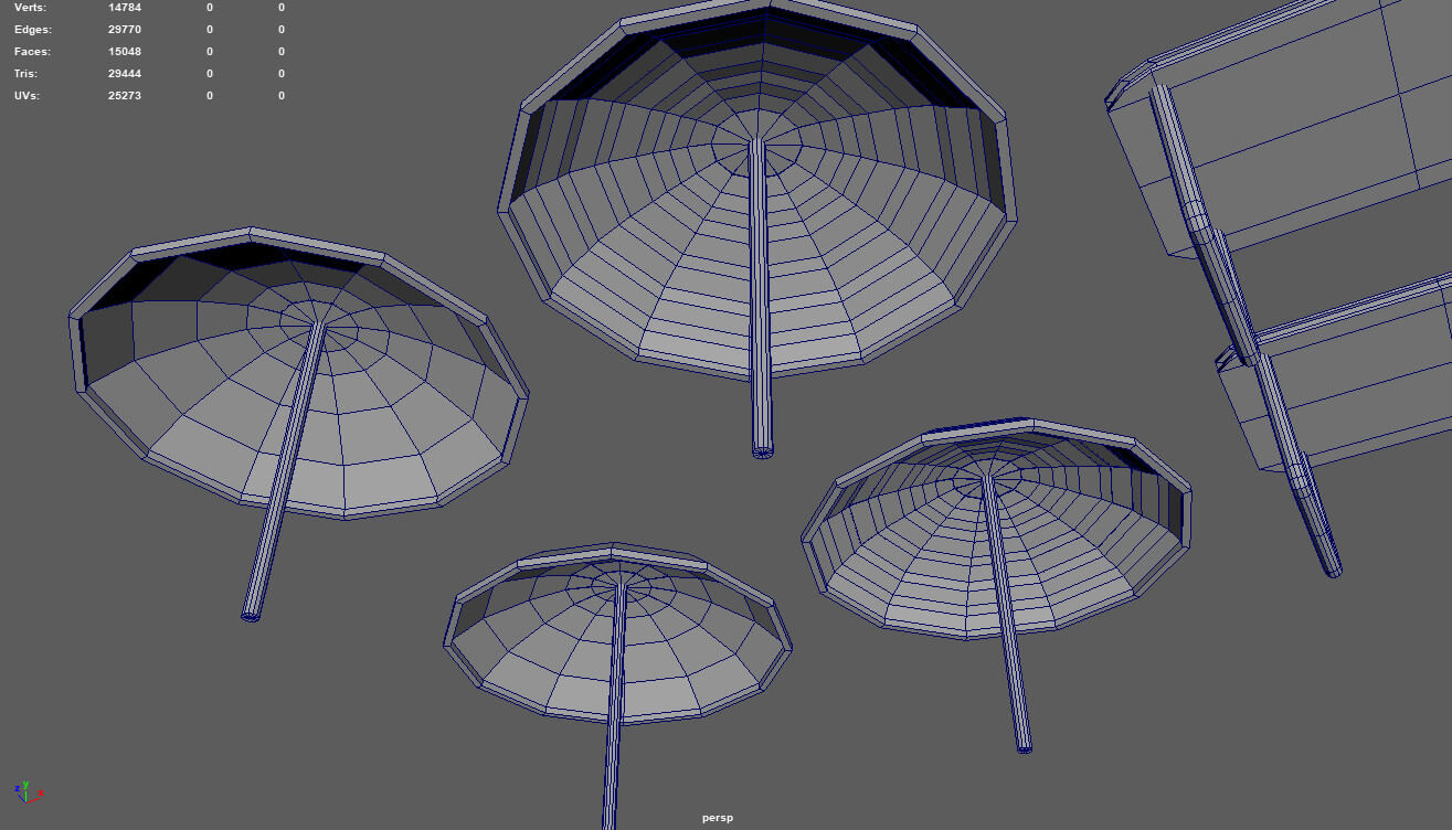 Low Poly Beach Pack - 3D Model by ViperJr3D