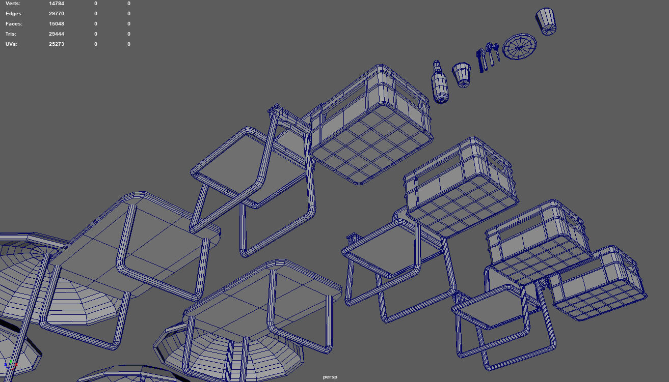 Low Poly Beach Pack - 3D Model by ViperJr3D