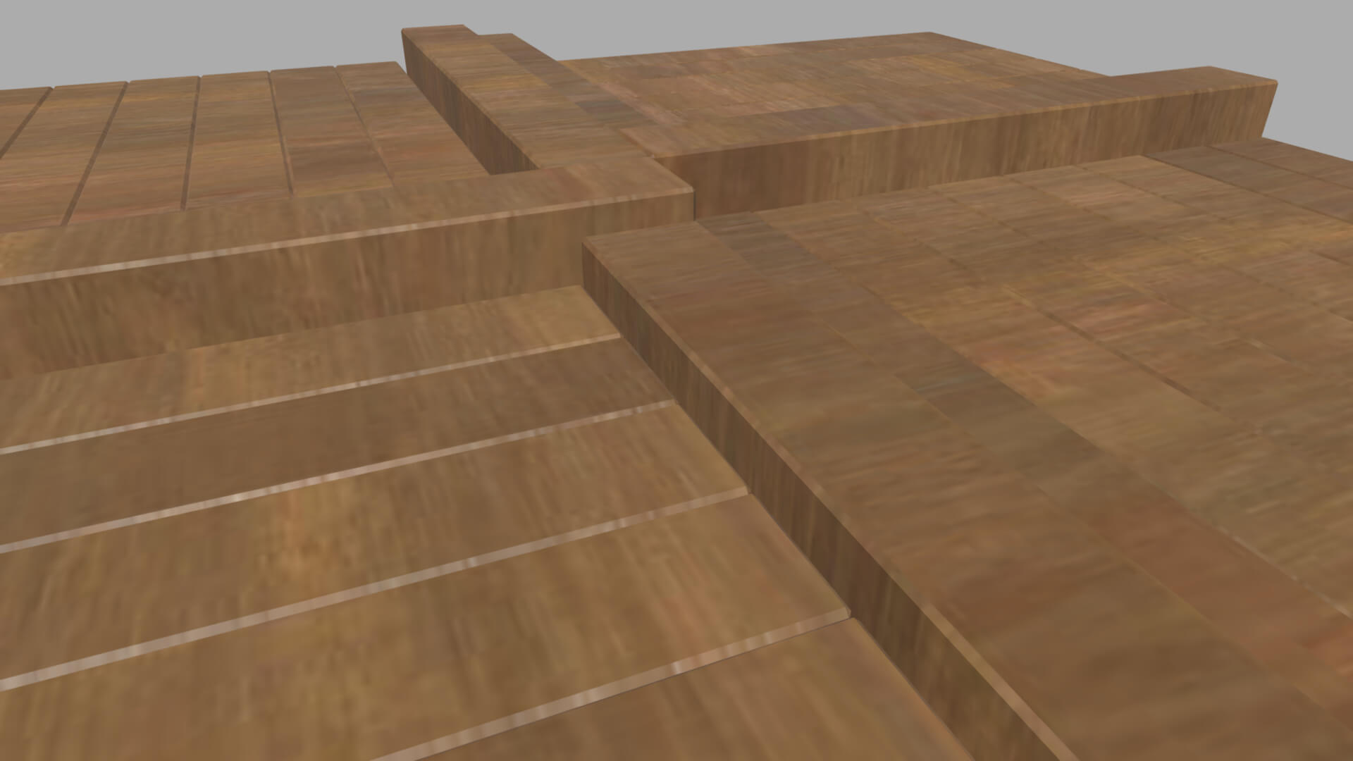 Low Poly Bench 01 - 3D Model by ViperJr3D