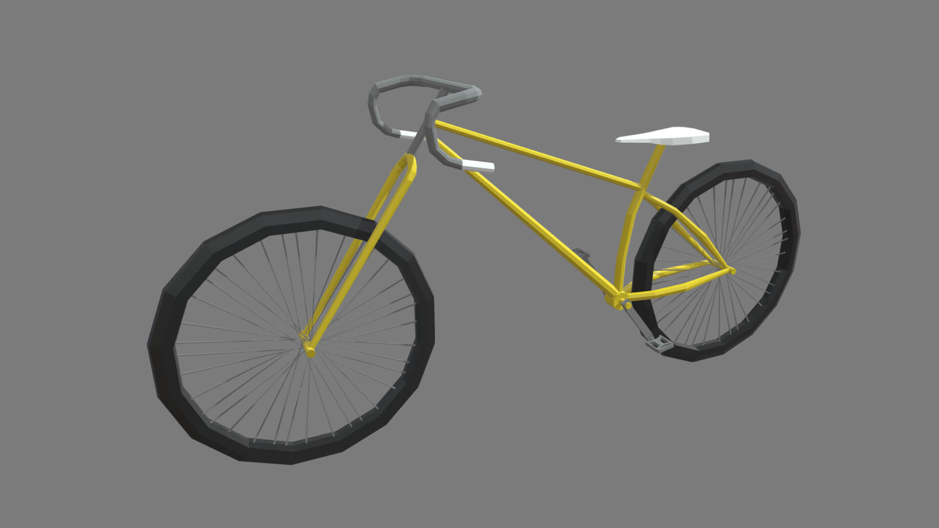 Low Poly Bicycle 02 - 3D Model by ViperJr3D
