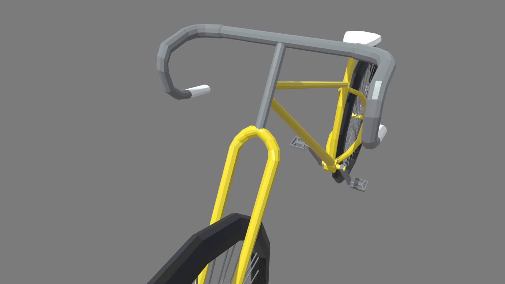 Low Poly Bicycle 02 - 3D Model by ViperJr3D
