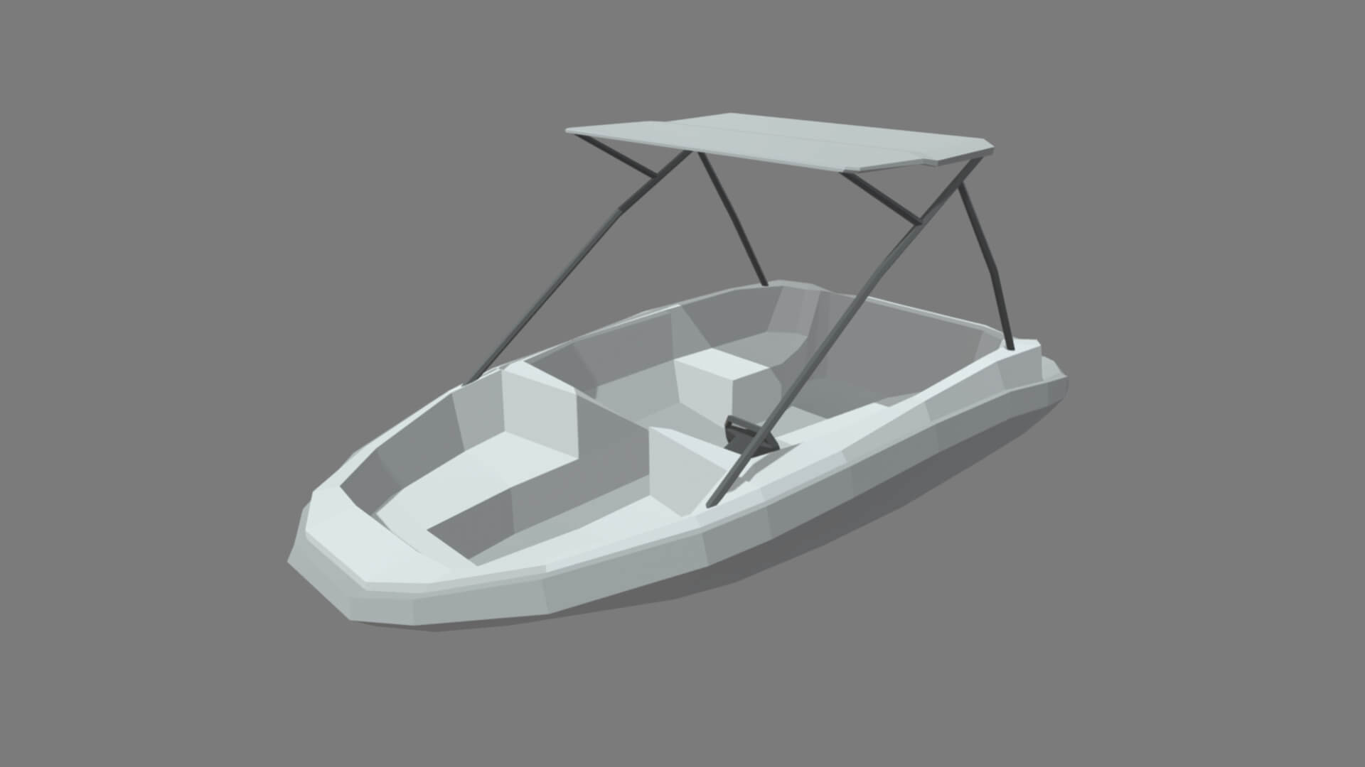 Low Poly Boat 01 - 3D Model by ViperJr3D