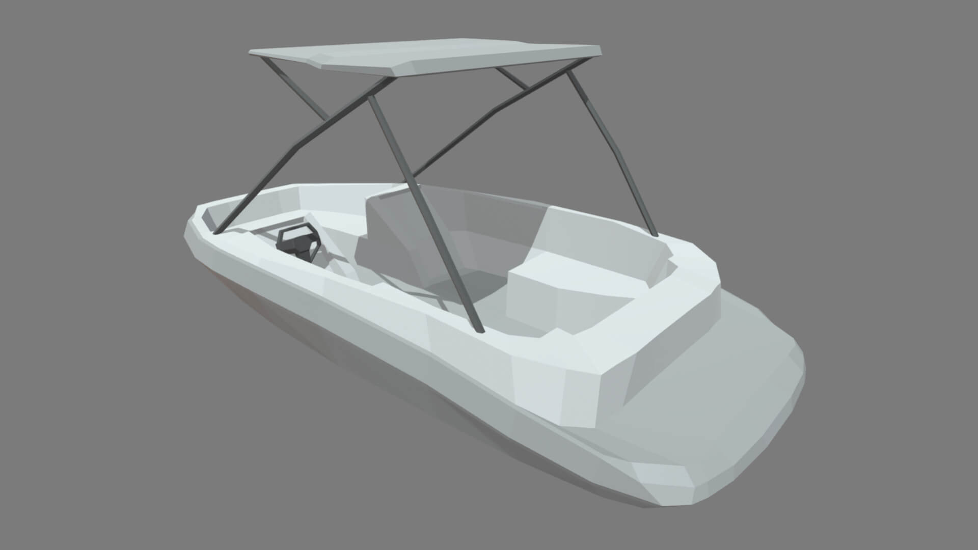 Low Poly Boat 01 - 3D Model by ViperJr3D