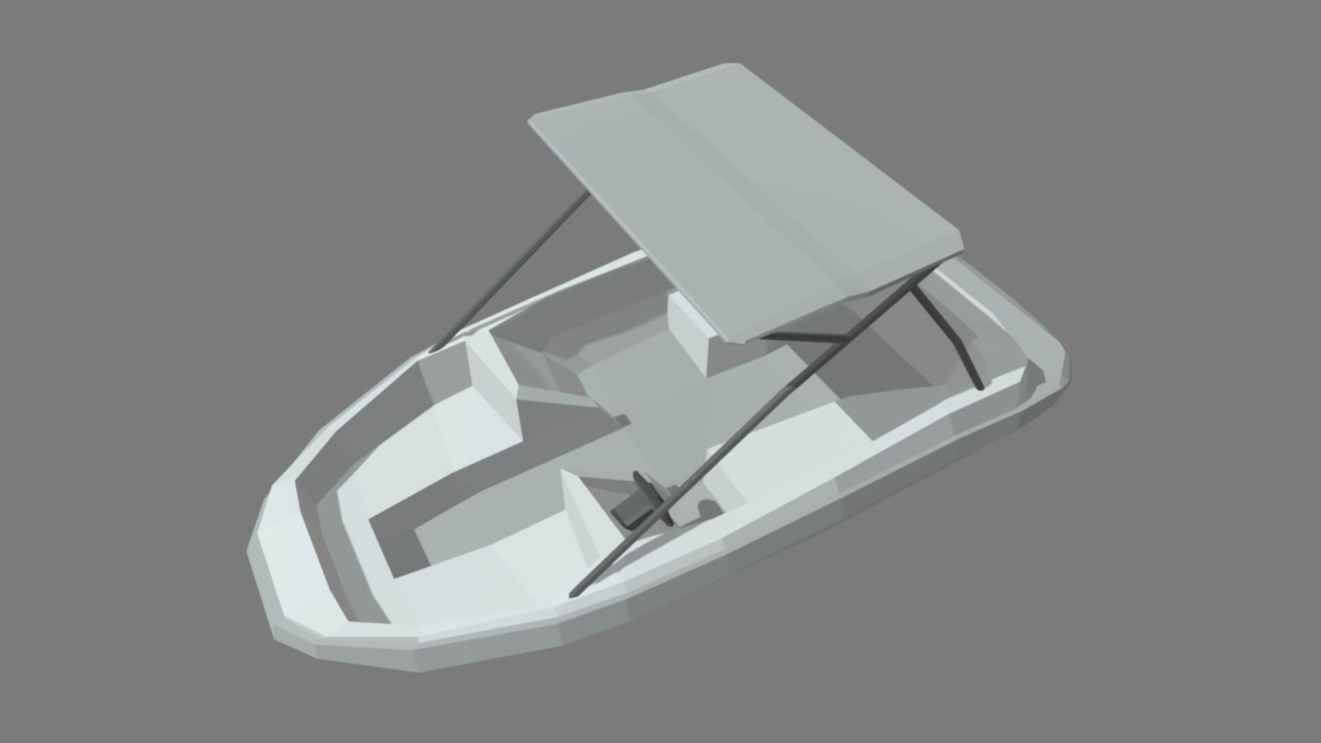 Low Poly Boat 01 - 3D Model by ViperJr3D