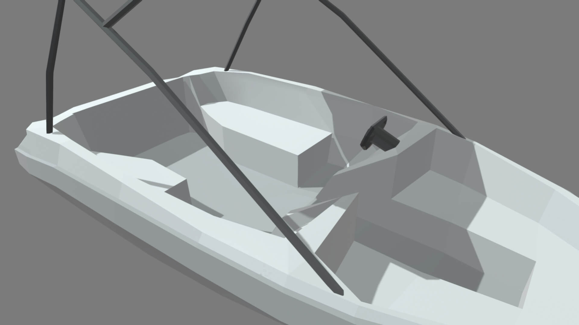 Low Poly Boat 01 - 3D Model by ViperJr3D