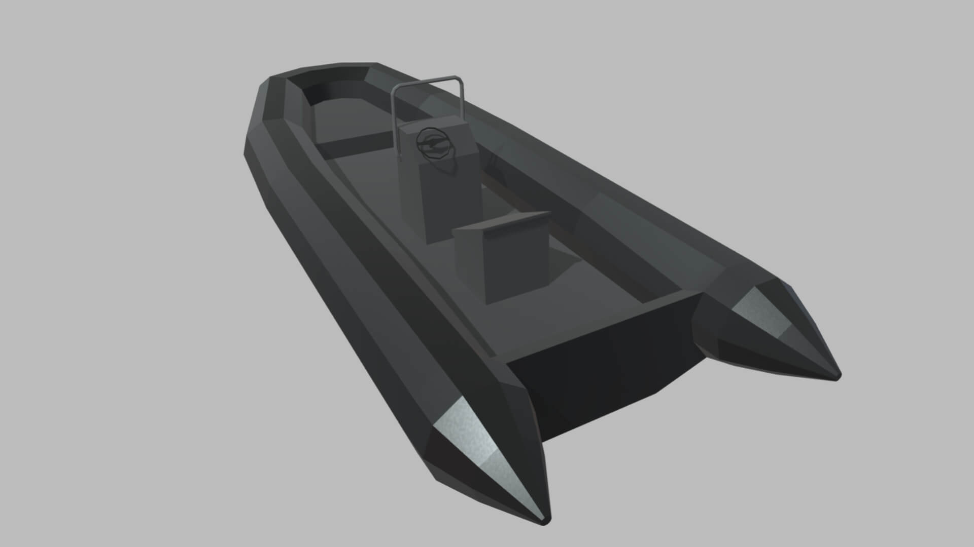 Low Poly Boat 02 - 3D Model by ViperJr3D
