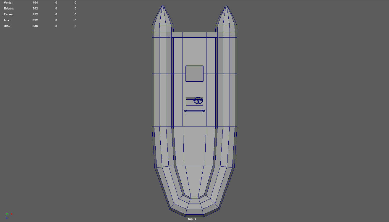 Low Poly Boat 02 - 3D Model by ViperJr3D