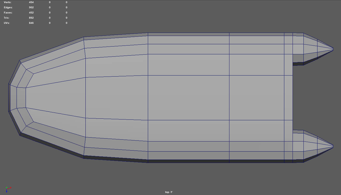 Low Poly Boat 02 - 3D Model by ViperJr3D