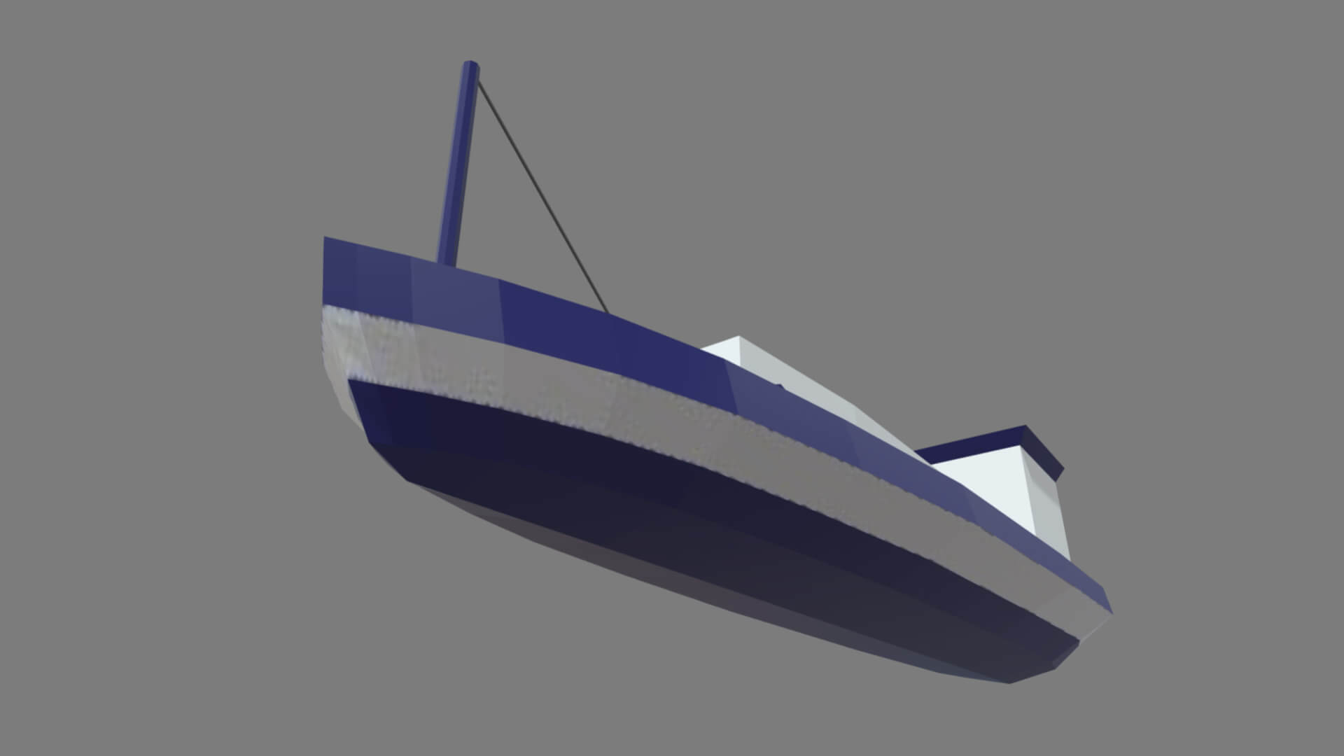 Low Poly Boat 04 - 3D Model by ViperJr3D