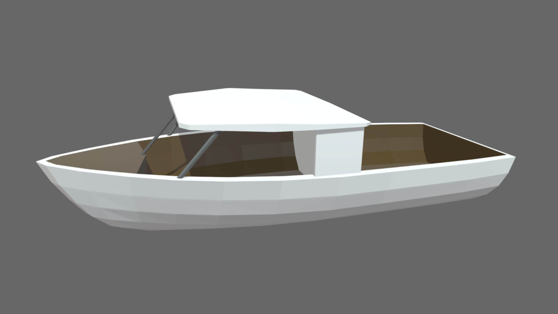 Low Poly Boat 06 - 3D Model by ViperJr3D
