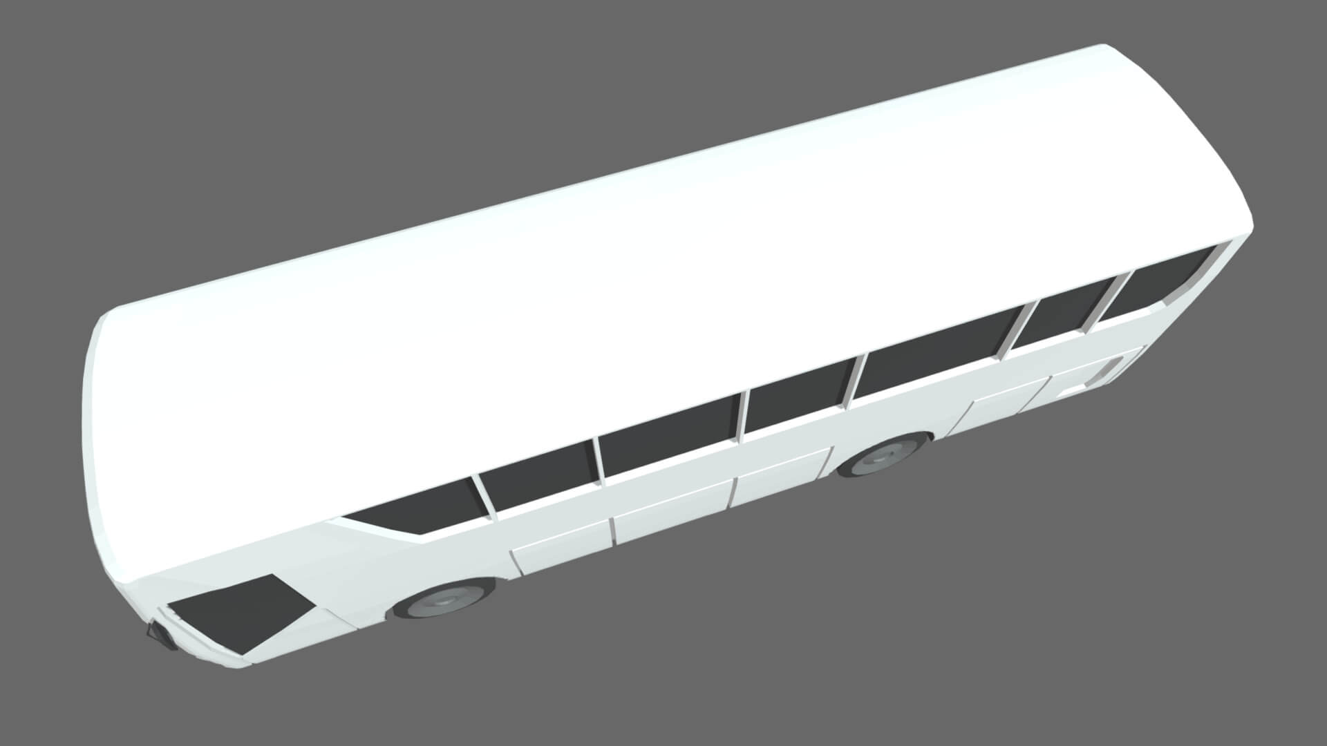 Low Poly Bus 01 - 3D Model by ViperJr3D
