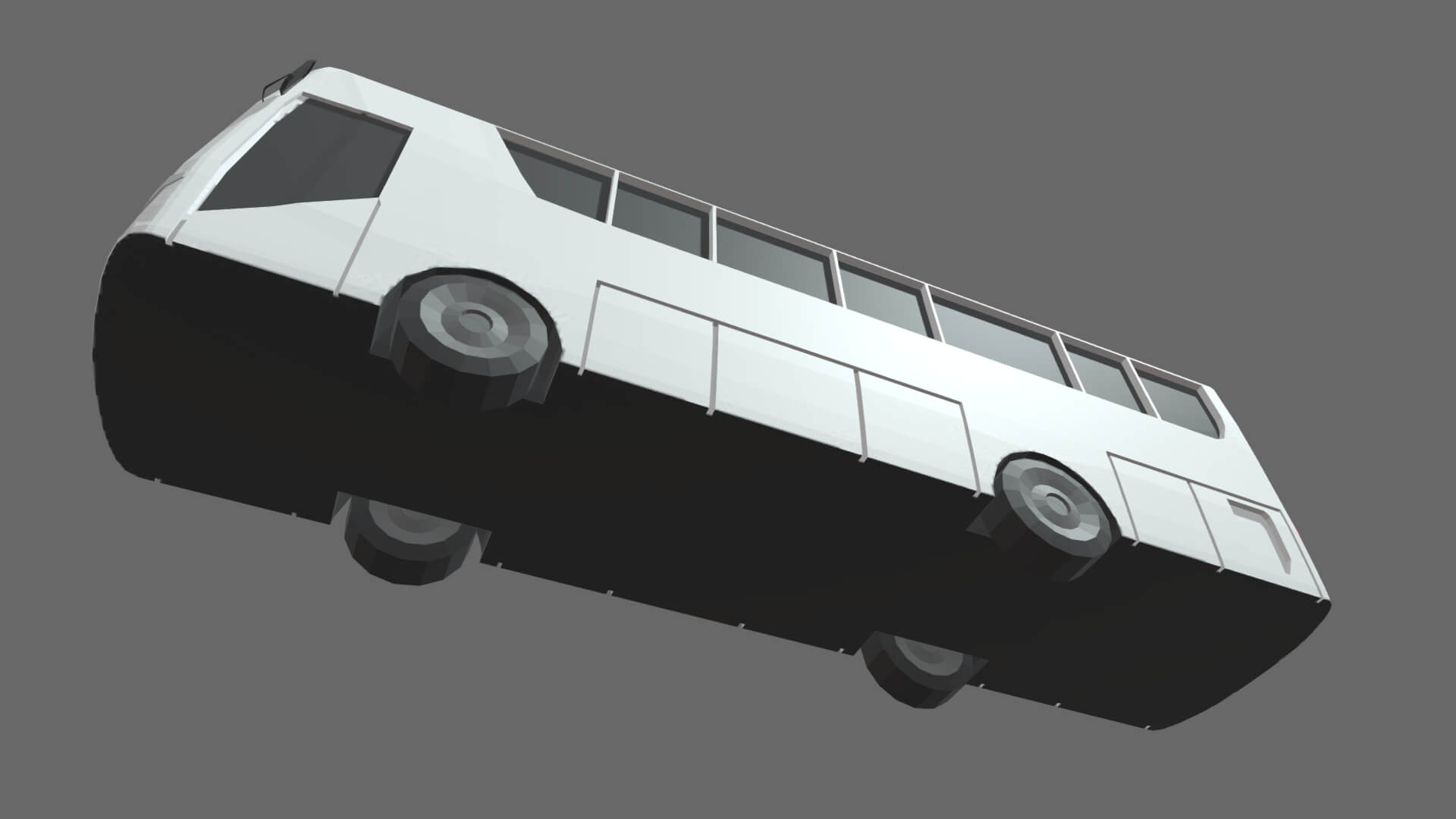 Low Poly Bus 01 - 3D Model by ViperJr3D