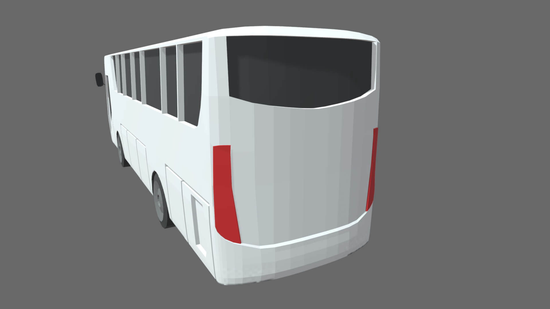 Low Poly Bus 01 - 3D Model by ViperJr3D
