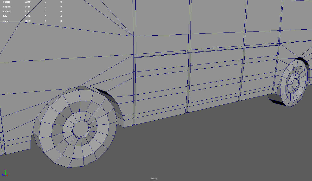 Low Poly Bus 01 - 3D Model by ViperJr3D