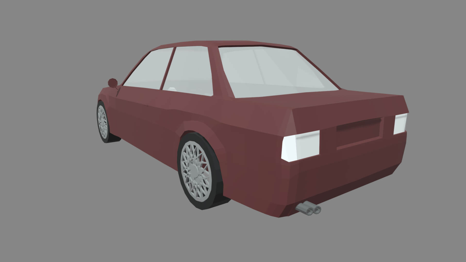Low Poly Car 01 - 3D Model by ViperJr3D
