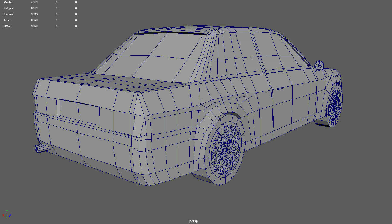 Low Poly Car 01 - 3D Model by ViperJr3D