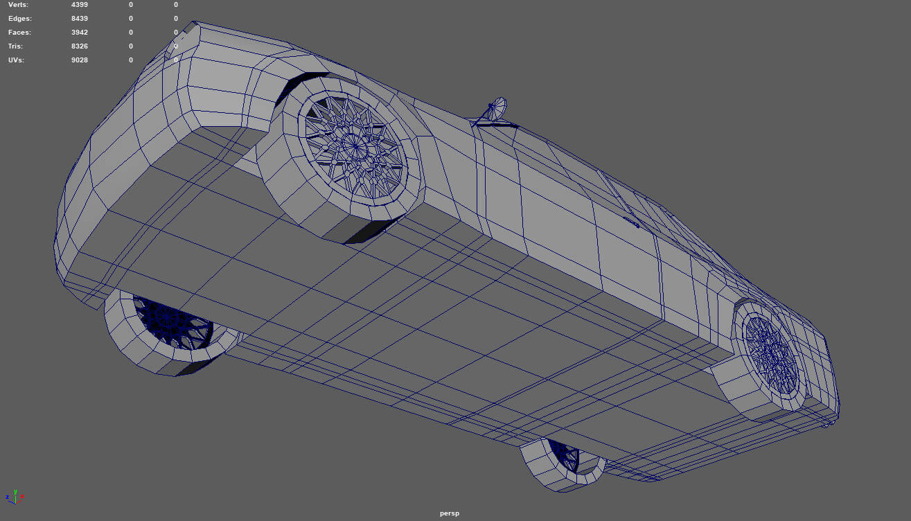 Low Poly Car 01 - 3D Model by ViperJr3D