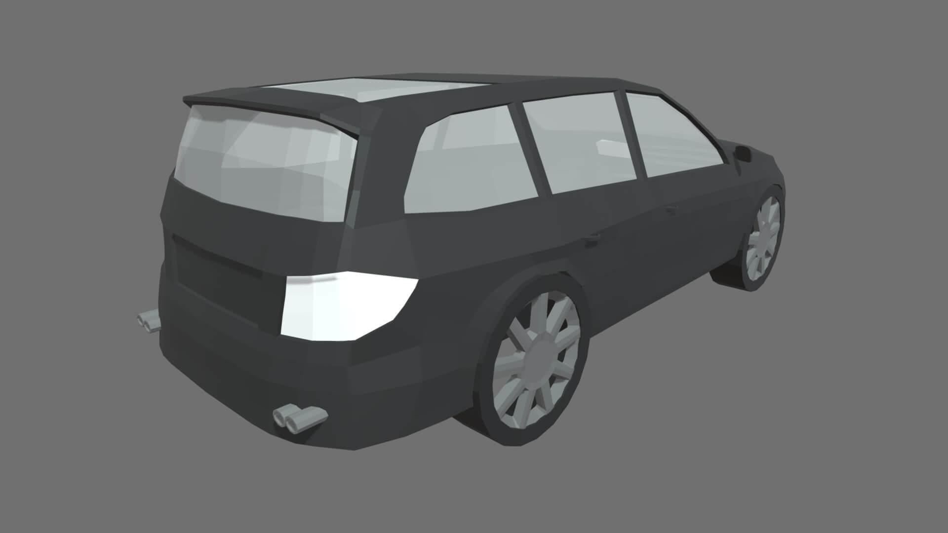 Low Poly Car 02 - 3D Model by ViperJr3D